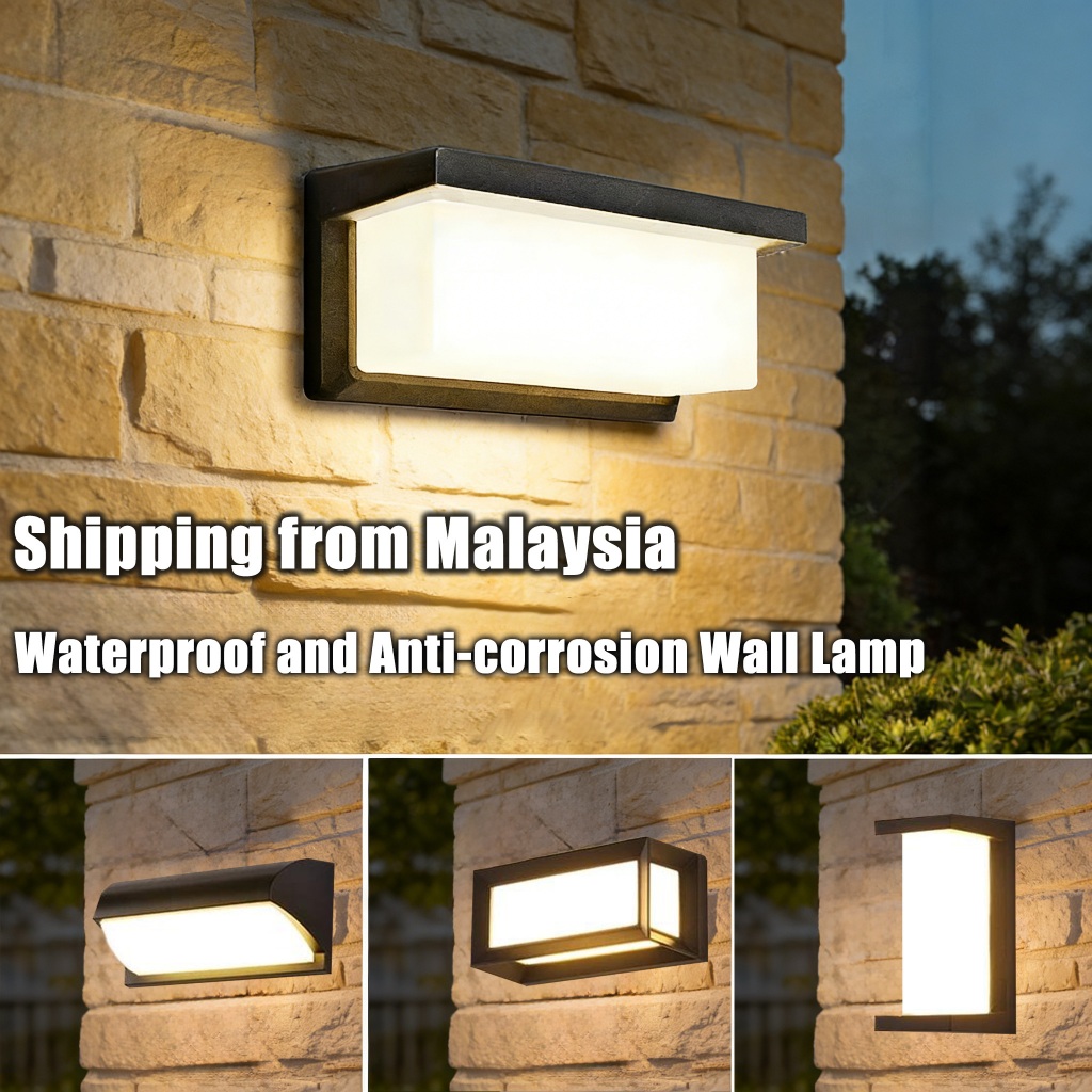 Lampu Dinding Waterproof Wall Light Outdoor Led deco dinding Ruang Tamu ...