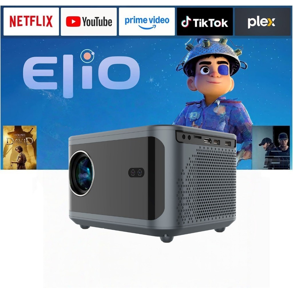4K projector with WiFi 6 Bluetooth connectivity autofocus auto ...