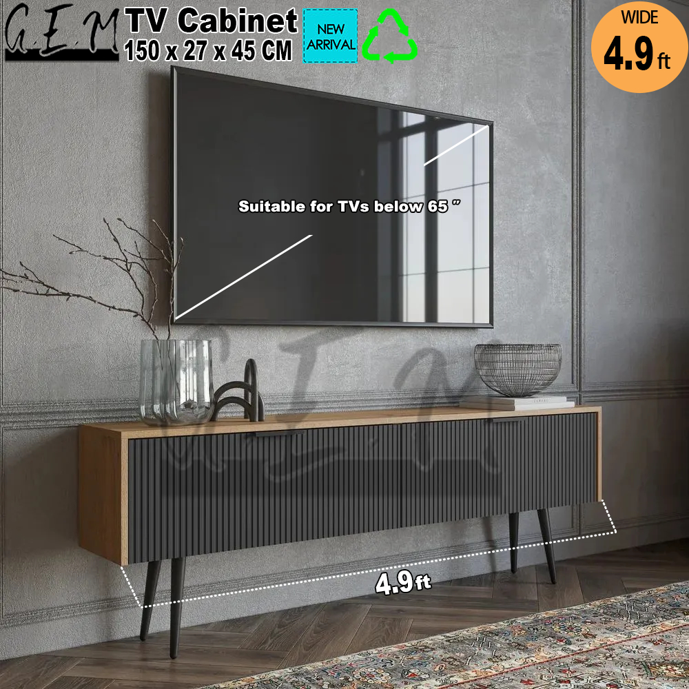 5ft Tv Cabinet Up to 65inch Tv - Kabinet Tv - Tv Cabinet 65/Inchi ...