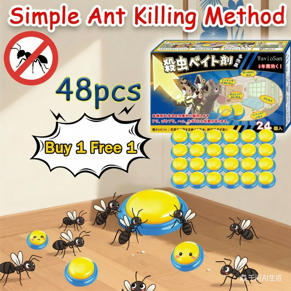 🐜120 pcs！🐜ioo Racun semut Ant killer Ant poison Ant bait Destroy every ...