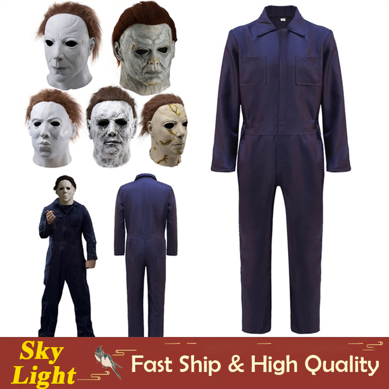 Halloween Costume Michael Myers Cosplay Horror Murderer Uniform Sets ...