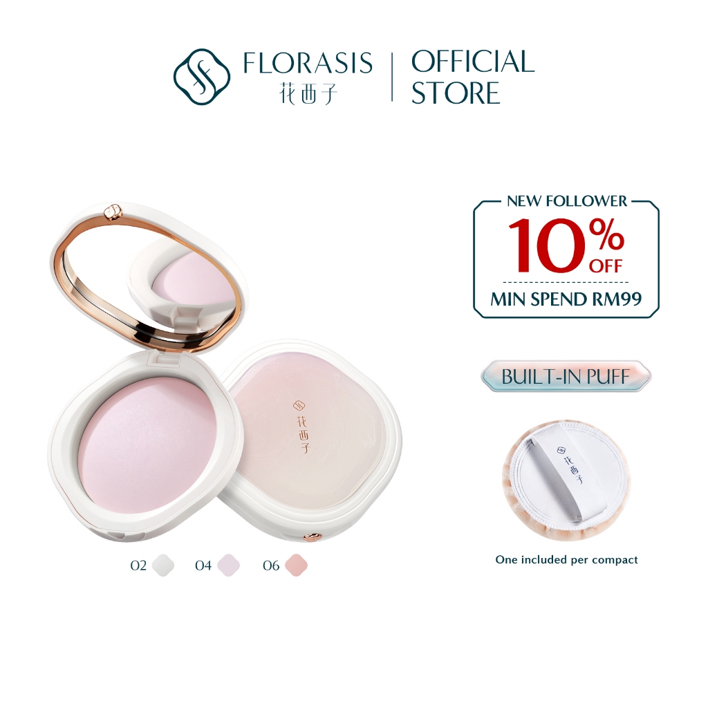 【王俊凯同款】花西子 好气色蜜粉饼 Florasis Flawless Jade Breathable Color Correcting ...