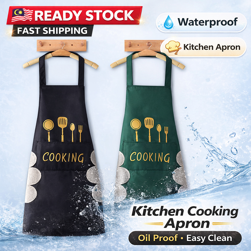 Apron Kitchen Apron Water Proof Appron Kitchen Waterproof With Hand ...