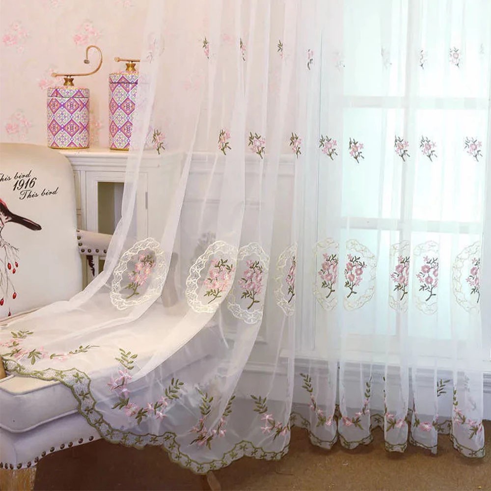 Free Tiebelt/Hook2026 Langsir Jarang Sheer Curtains for Living Room ...