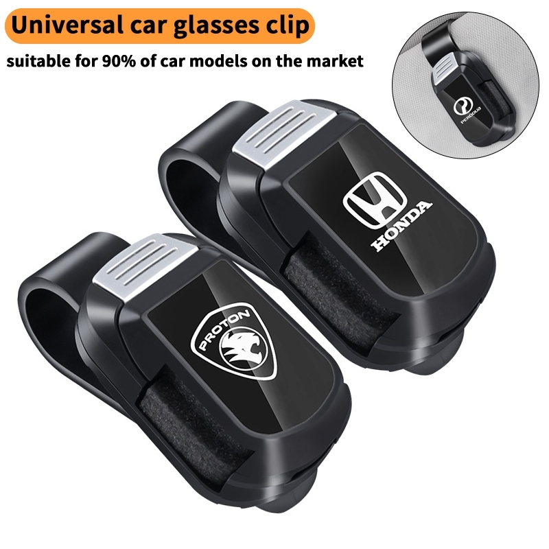 Car Sunglasses Holder Sun Visor Magnetic Mount Glasses Case with Ticket ...