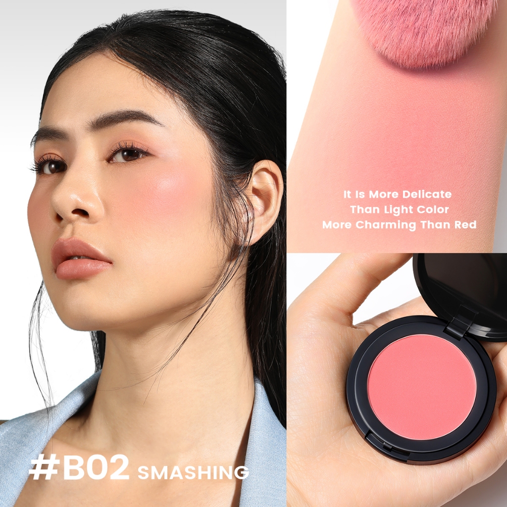 Focallure Natural Makeup Blusher Powder Face Blusher Makeup 4 Colors ...