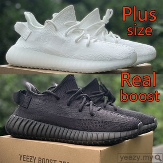 Unisex Running Shoes Yzy Real Boost 350-V2 plus size UK11 12 Kasut ...