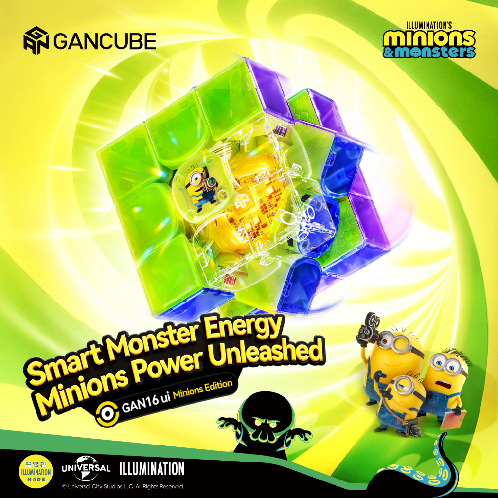 GAN 16ui Minions Edition Smart Cube 3x3 Speed Cube Competition Online ...