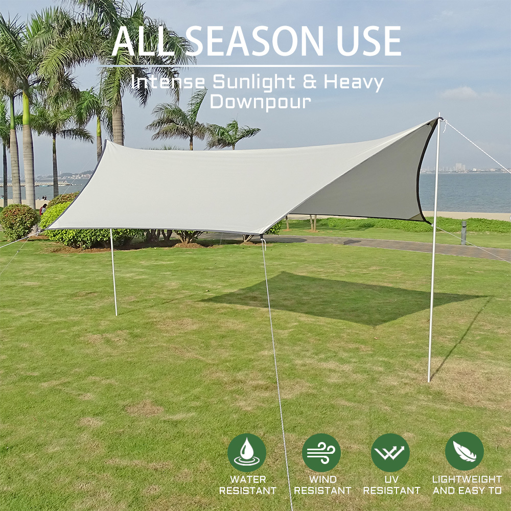 3x4 Hexagon Tarp Outdoor Camping Army Green 3x4 Waterproof Tent Tarp 4 ...