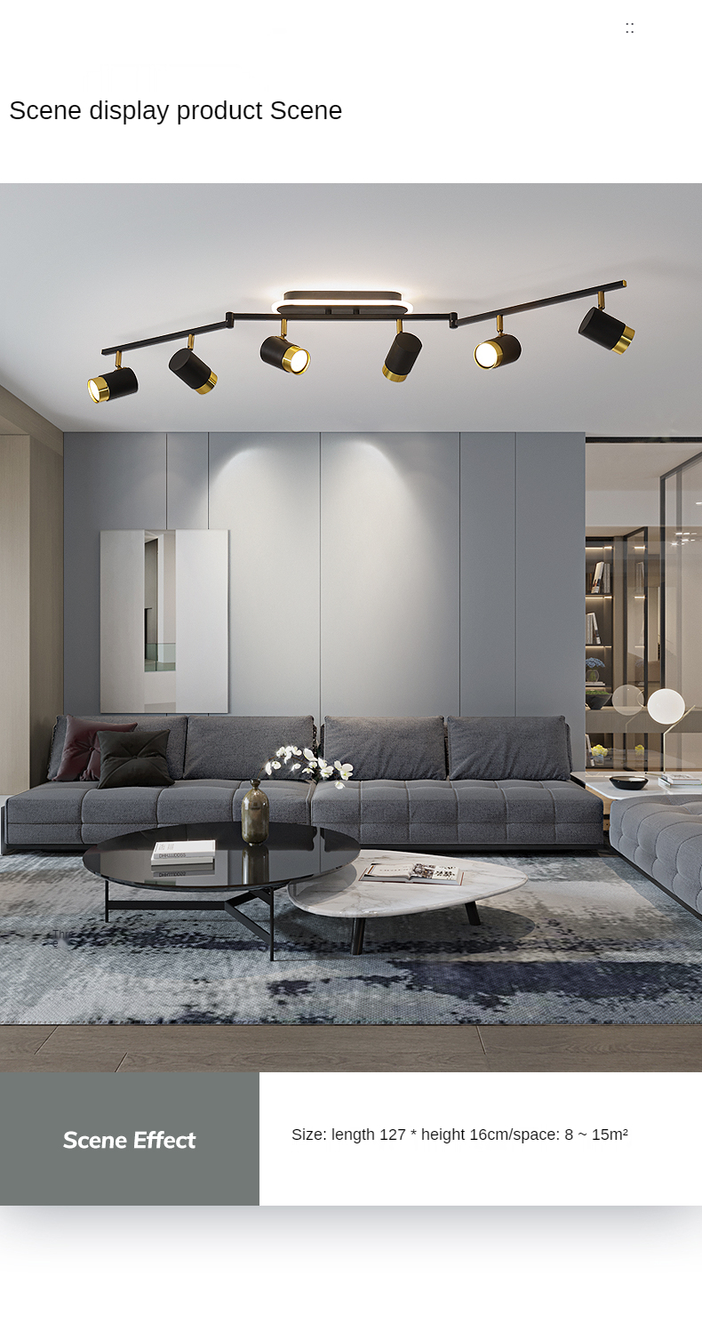 Modern wall spot light led background lighting home living room ...