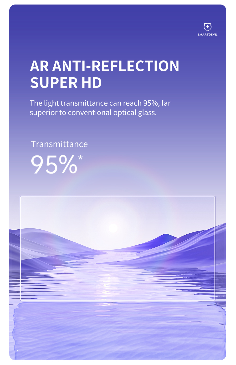 SmartDevil AR Increased Transparency Tempered Glass / Screen Protector For Switch Descending ...