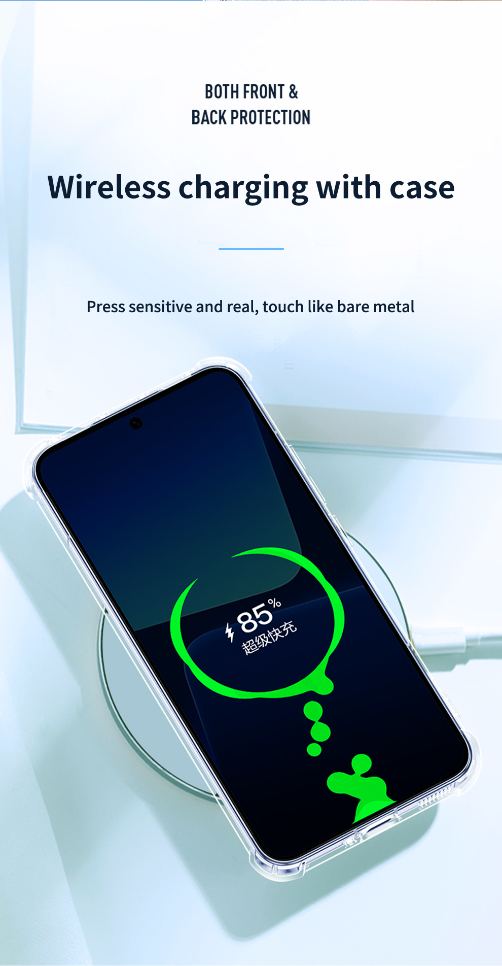 SmartDevil Transparent Phone Case/Phone Protector For Xiaomi 13/14/13Pro Airbag Anti-drop Soft ...