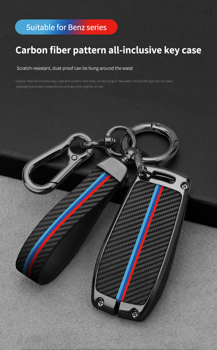 Mercedes-Benz Key Cover With Carbon Fiber And Alloy Metal Materials CLA ...