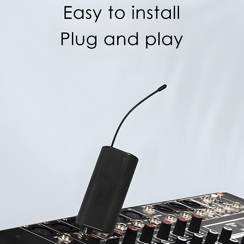 4-Channe Wireless Microphone UHF Handheld Dynamic Karaoke Mic For ...