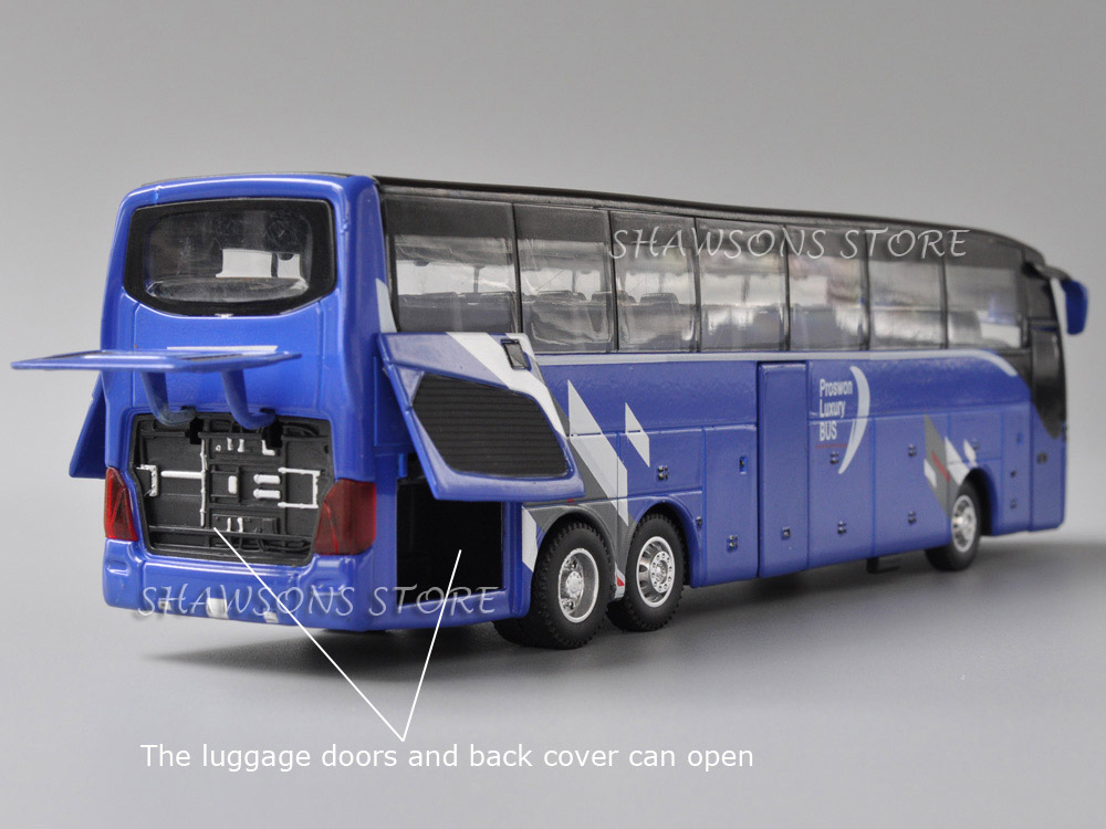1:32 Scale Diecast Metal Setra Luxury Bus Model Toys Pull Back ...