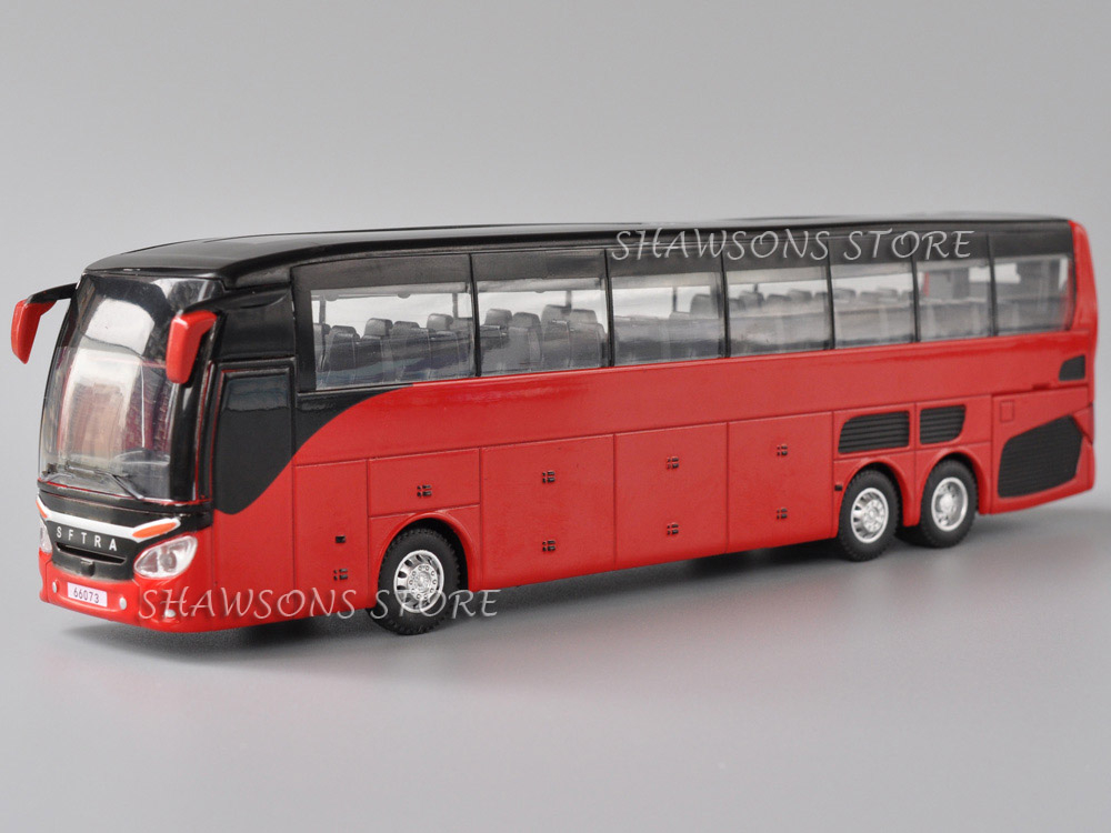 1:32 Scale Diecast Metal Setra Luxury Bus Model Toys Pull Back ...