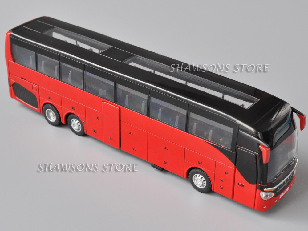 1:32 Scale Diecast Metal Setra Luxury Bus Model Toys Pull Back ...