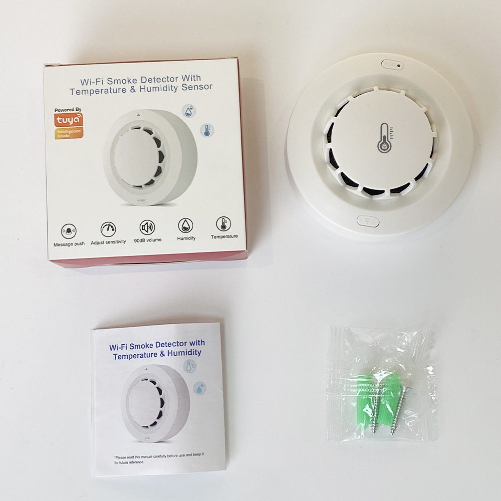 SMATRUL Tuya Wifi Smart Smoke Alarm Fire Support Temperature And ...