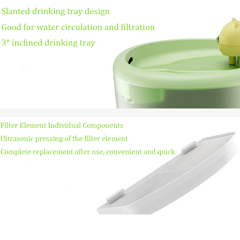 Wireless Cat Automatic Drinking Fountain with Induction Water Outlet ...