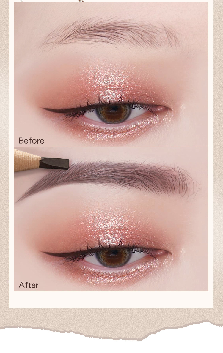 HENGSI Wire Eyebrow Pencil is Carved and Fine, Waterproof and Non Dizzy ...