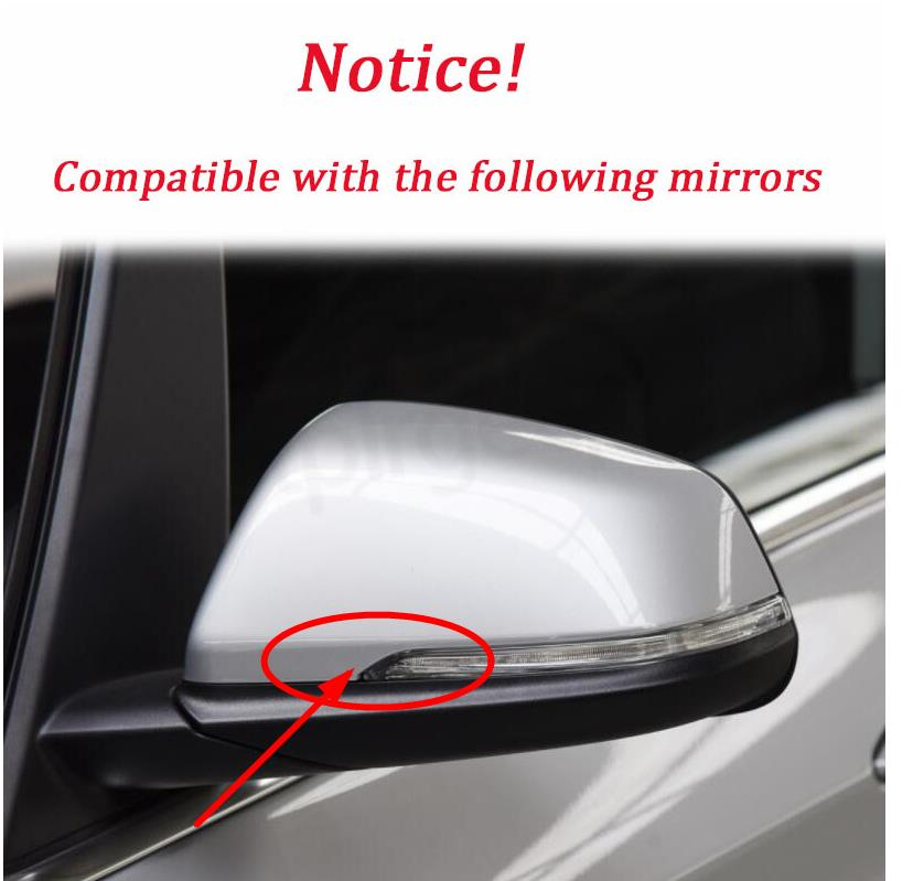 Carbon Fiber Color Gloss Black Mirror Cover For BMW X1 F48 X2 F39 F40 F53 F44 Z4 G39 Toyota ...