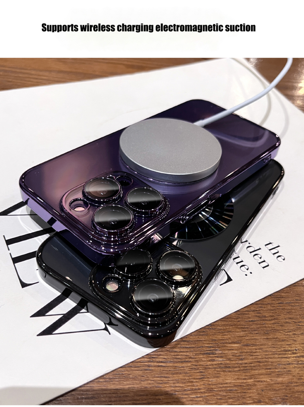 Electroplated magnetic phone case For iPhone 16 pro max 15 plus 12 13 ...