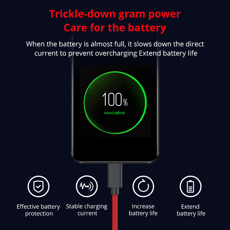 100% Original NUBIA REDMAGIC 9A Gaming Cable Type-C to Type-C Date ...