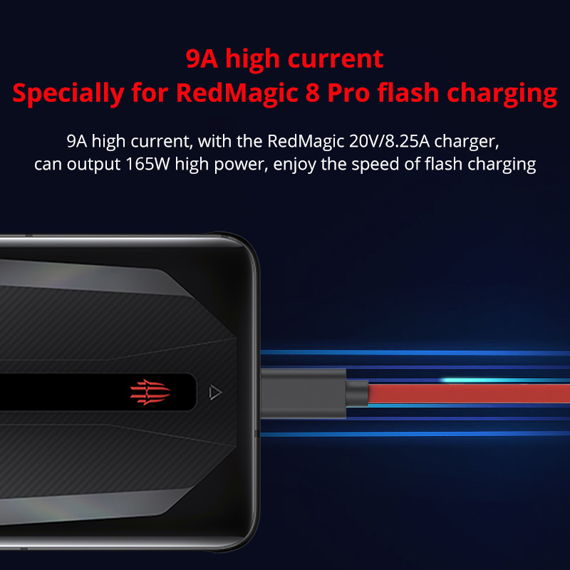 100% Original NUBIA REDMAGIC 9A Gaming Cable Type-C to Type-C Date ...