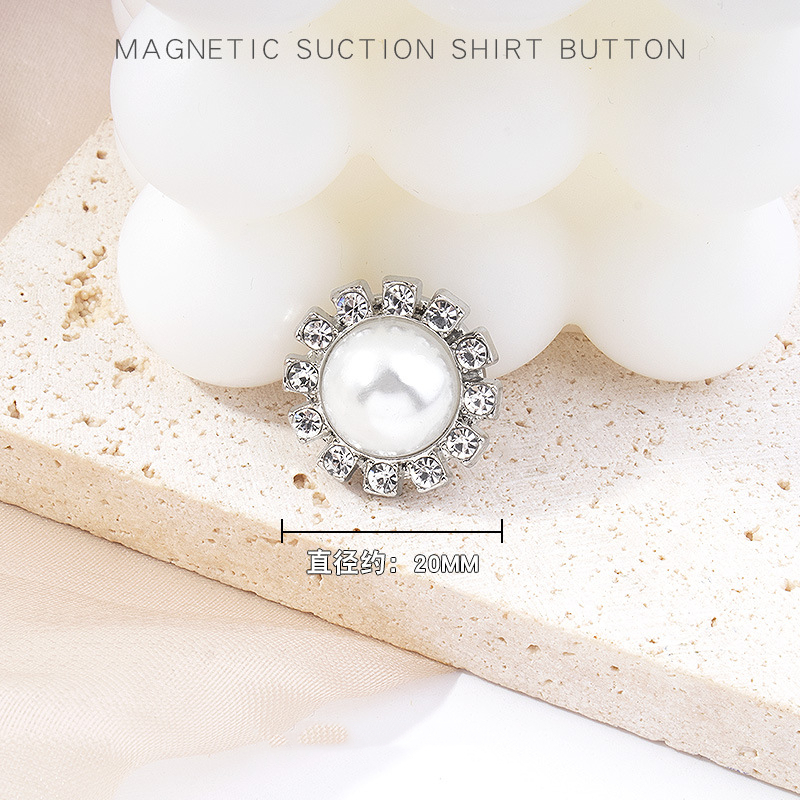 Fashion Magnetic Pin Brooch Magnet Kerongsang Magnet butang tudung ...