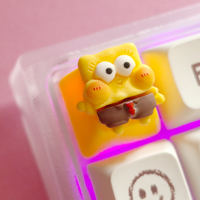 [keycap] Spongebob Squarepants And Starfish Mechanical Keyboard ...