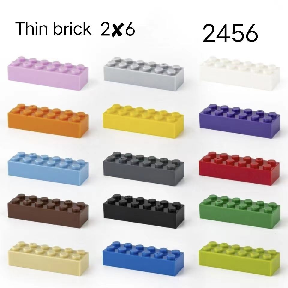 Small Particle Building Blocks 2x6 High Brick Compatible with 2456 ...