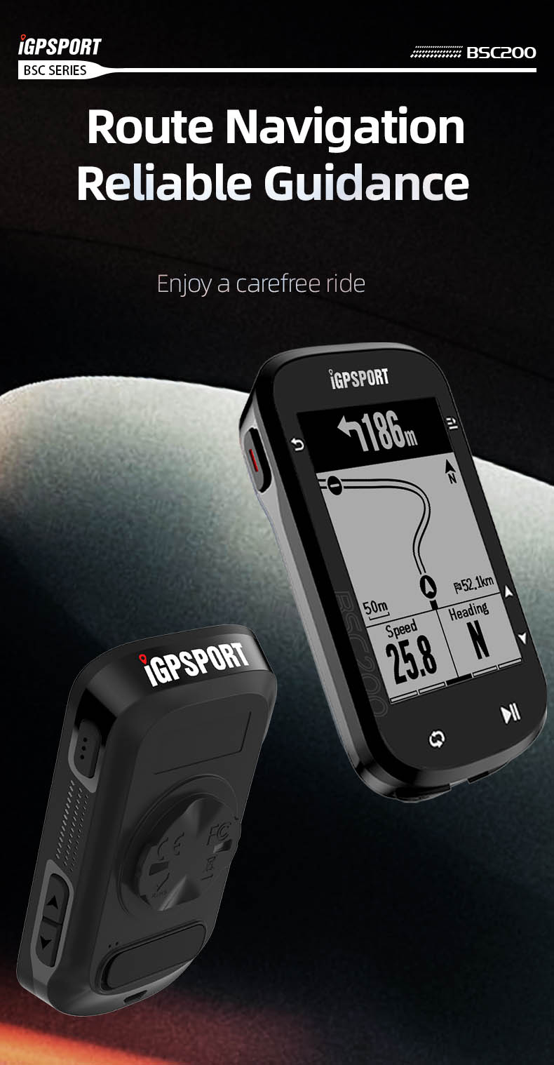 IGPSPORT BSC200 GPS Bicycle Computer Bluetooth ANT+ Wireless Waterproof Bike Odometer Road MTB ...
