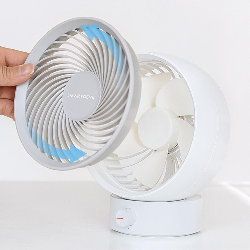 SmartDevil USB Desk Fan, Small Personal Desktop Table Fan with Strong ...