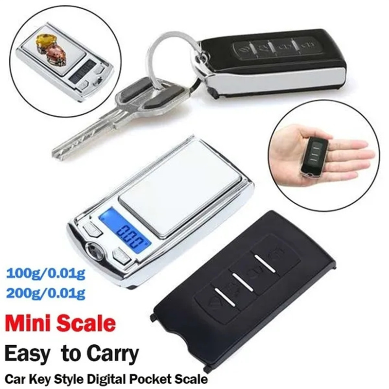 0.01g/100g 200g Car Key Portable Digital Mini Pocket Scale Jewelry ...