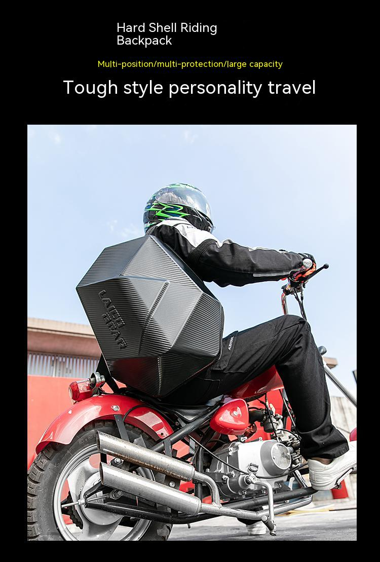 Fashion Design Motorcycle Backpack Riding Helmet Backpack Rider ...