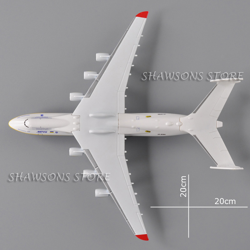 1:400 Scale Diecast Model Plane Toy Ukraine Antonov AN225 An-225 Mriya ...