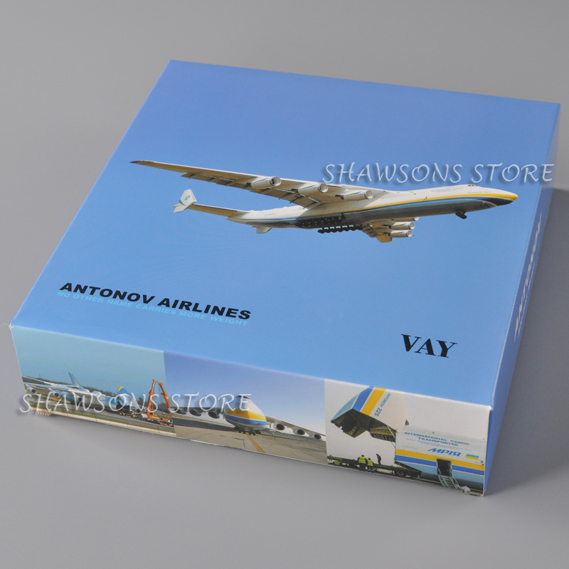 1:400 Scale Diecast Model Plane Toy Ukraine Antonov AN225 An-225 Mriya ...