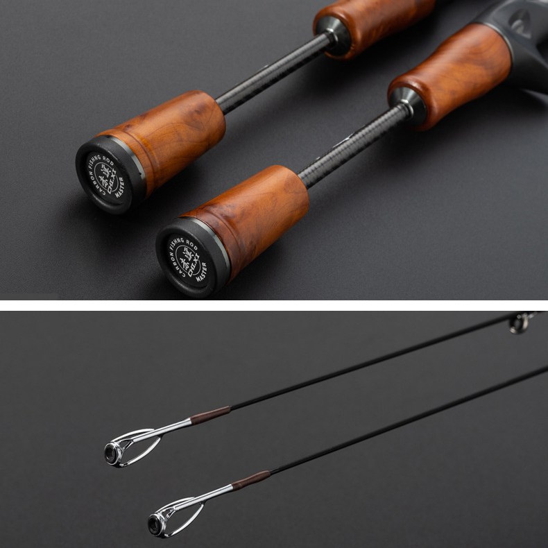 .5-8g/2-8lb Ultralight Rod Wood Handle Rod Ul Spinning Rod Baitcasting ...