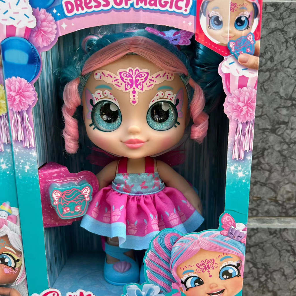 Kindi Kids Dress Up Magic Jessicake Fairy Toddler Doll with Face Paint ...