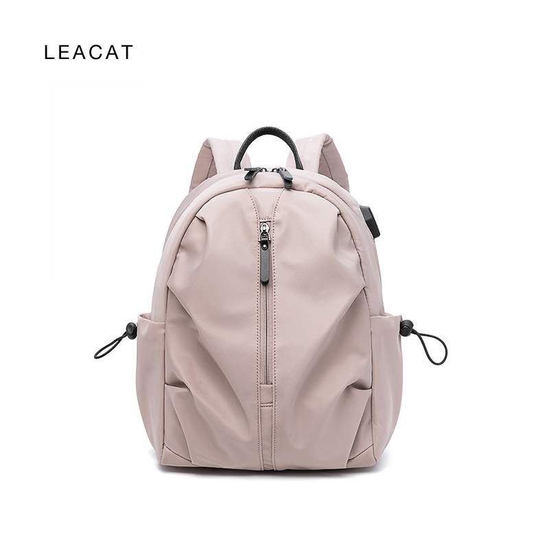 Leacat Korean simple women's backpack Oxford cloth business travel bag ...