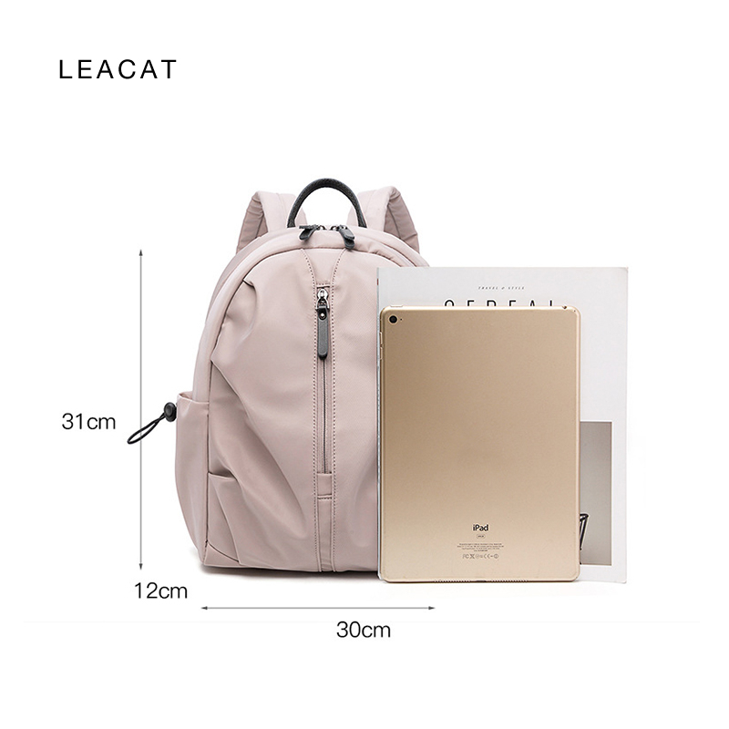 Leacat Korean simple women's backpack Oxford cloth business travel bag ...