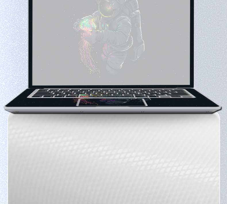 Pre-cut Vinyl Film Sticker,Black Cover Art decal,For Laptops of various ...
