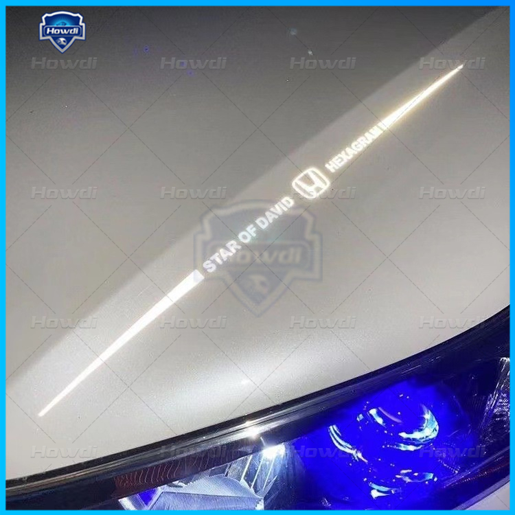 1PC Colorful Reflective Car Decoration Laser Stickers Car Door Body ...