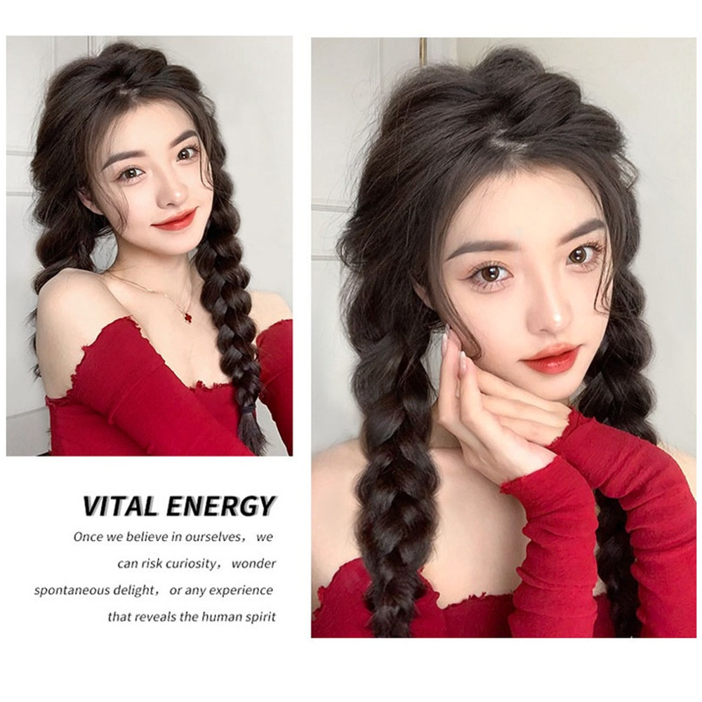 Natural Hottie Twist Long Boxing Braid Ponytail Wig Sweet Cool Girls ...