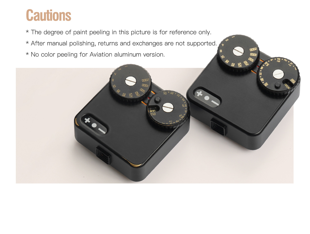 TTArtisan Light Meter Photography with Two Dial Adjust ISO,Aperture ...