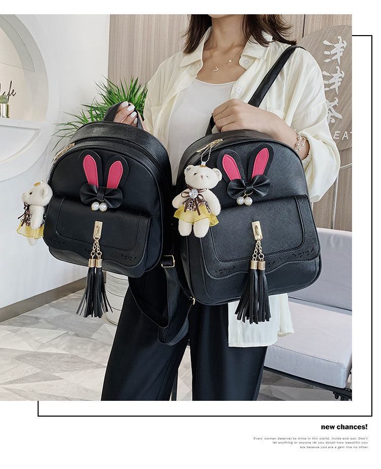 Spring outing Korean style children's backpack girl princess fashion ...