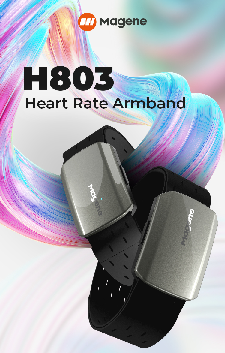 Magene H803 Heart Rate Sensor Armband Dual Mode Outdoor Fitness ...