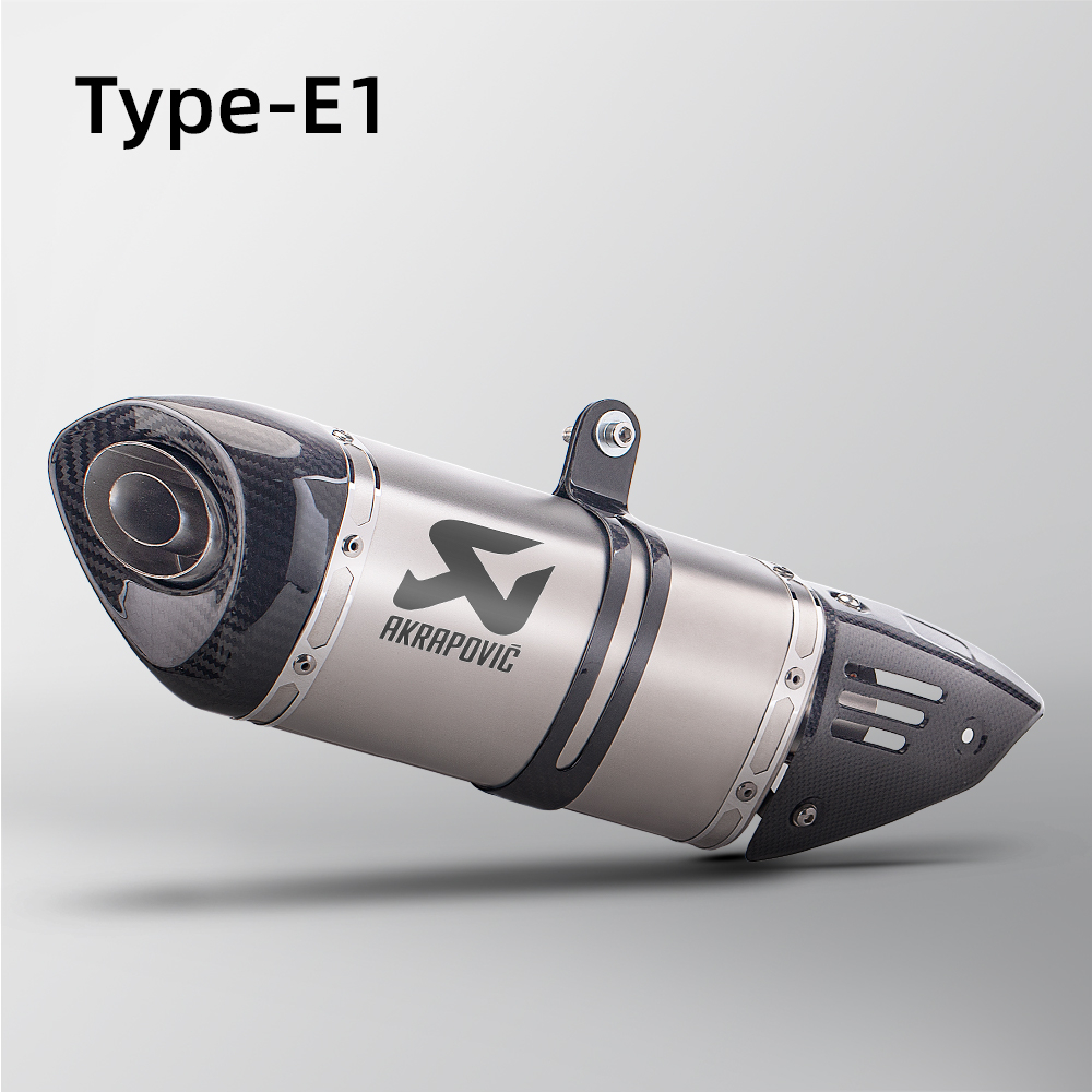 Akrapovic M1 M2 Universal muffler for motorcycle 51mm carbon tip and ...