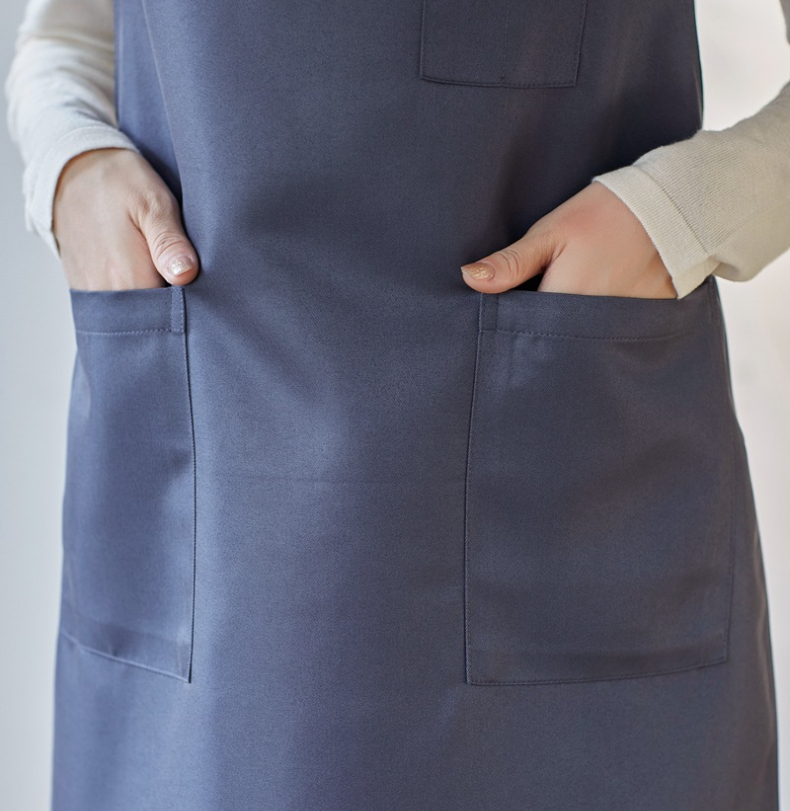 Ready Stock Home apron thickened polyester kitchen waterproof apron ...