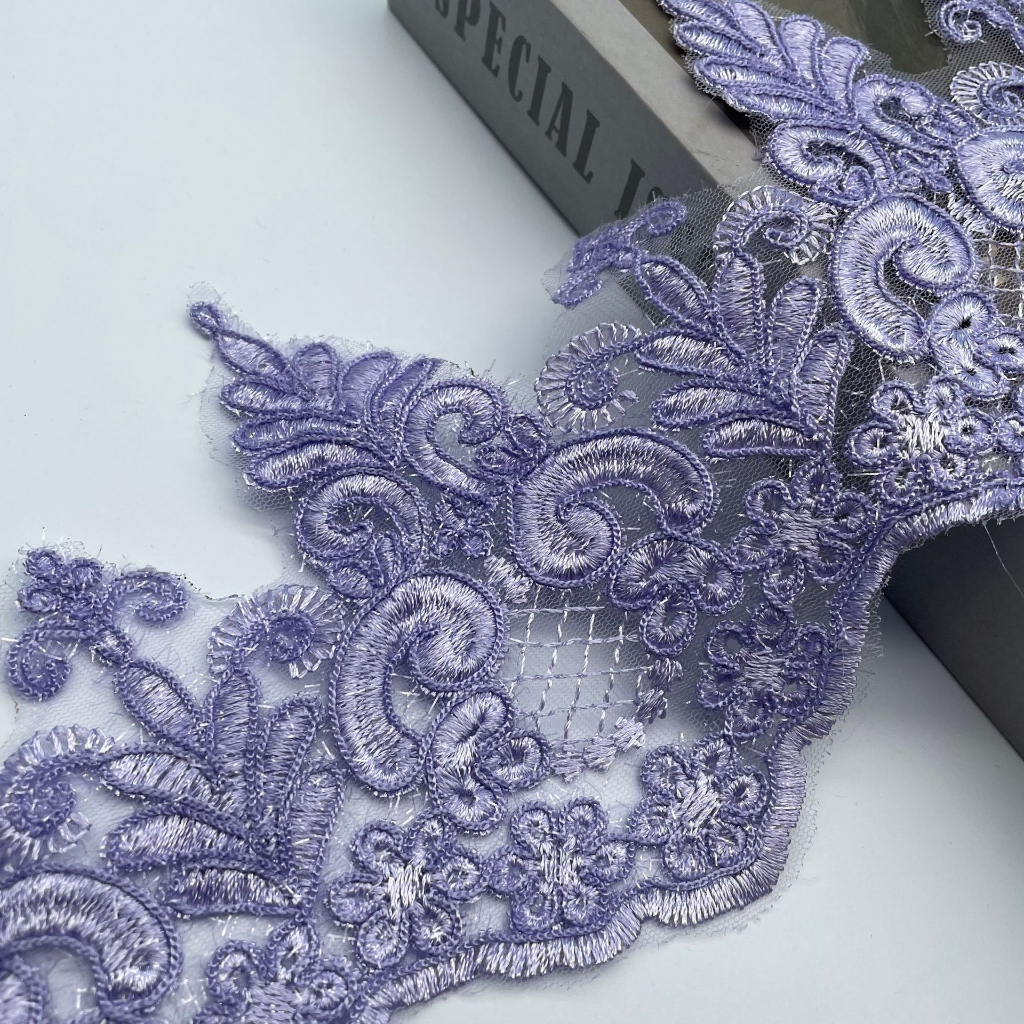1 Meter Price Border Lace Corded Ready Stock | Shopee Malaysia